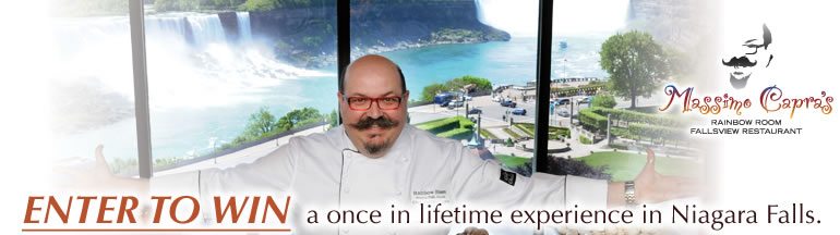 Win a Niagara Falls getaway and dinner for six with Massimo Capra